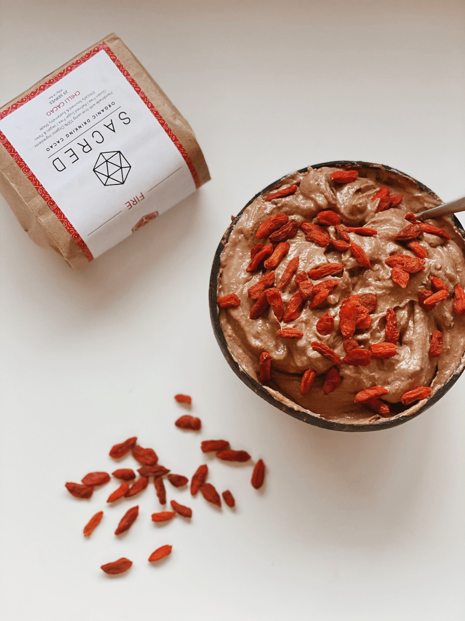 Sacred Goji Berry Ice Cream - Sacred Taste