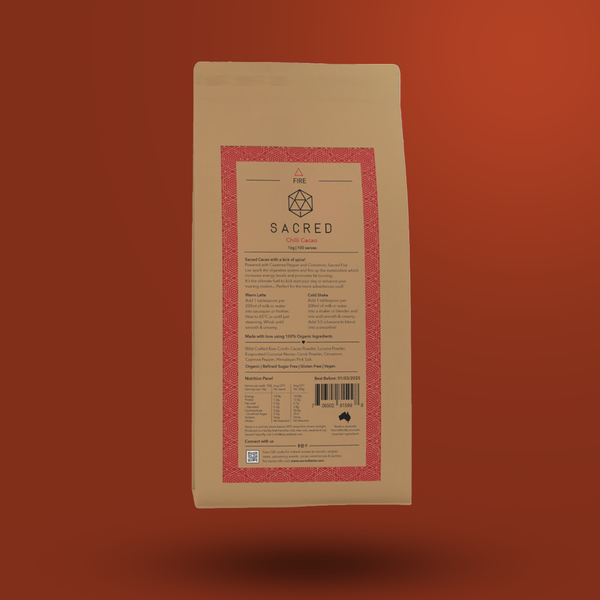 Fire Chilli Cacao Drink | Spiced Powder | Sacred Taste